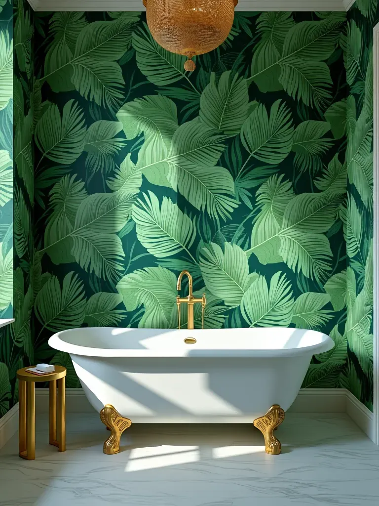 Bold Bathroom Wallpaper Ideas: Transform Your Space Stylishly - Decor Angle