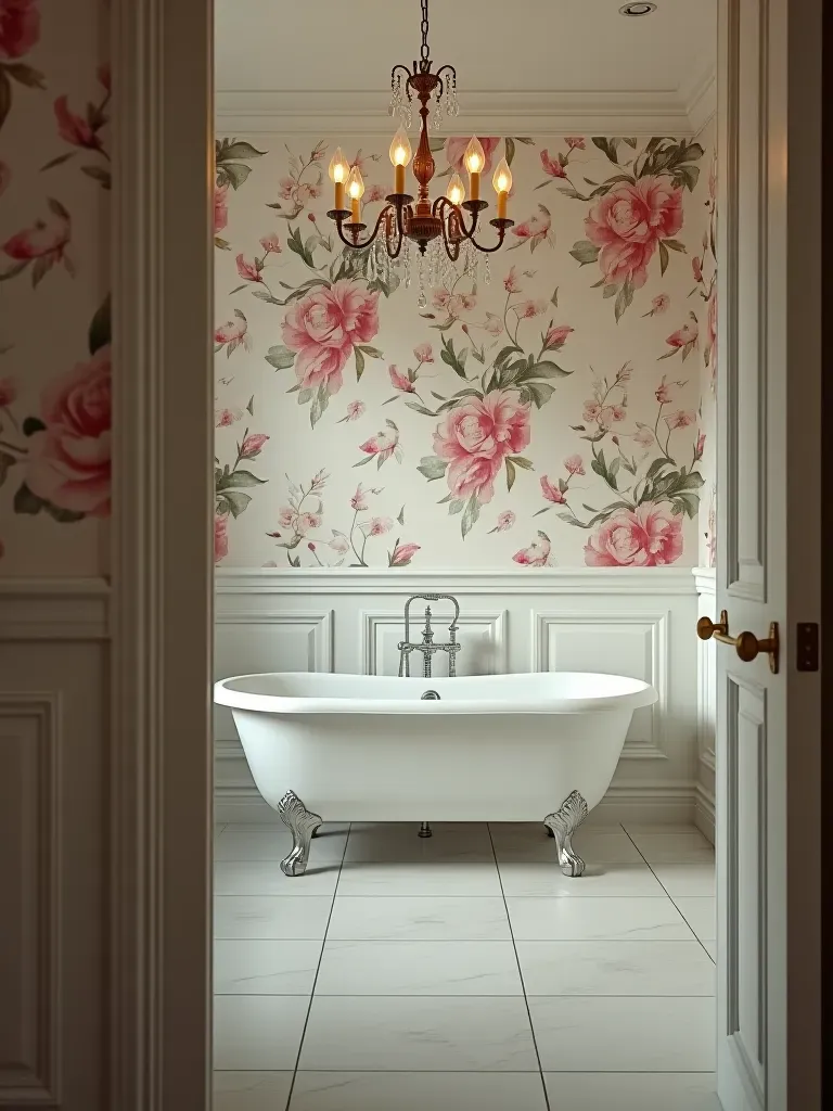 Bold Bathroom Wallpaper Ideas: Transform Your Space Stylishly - Decor Angle