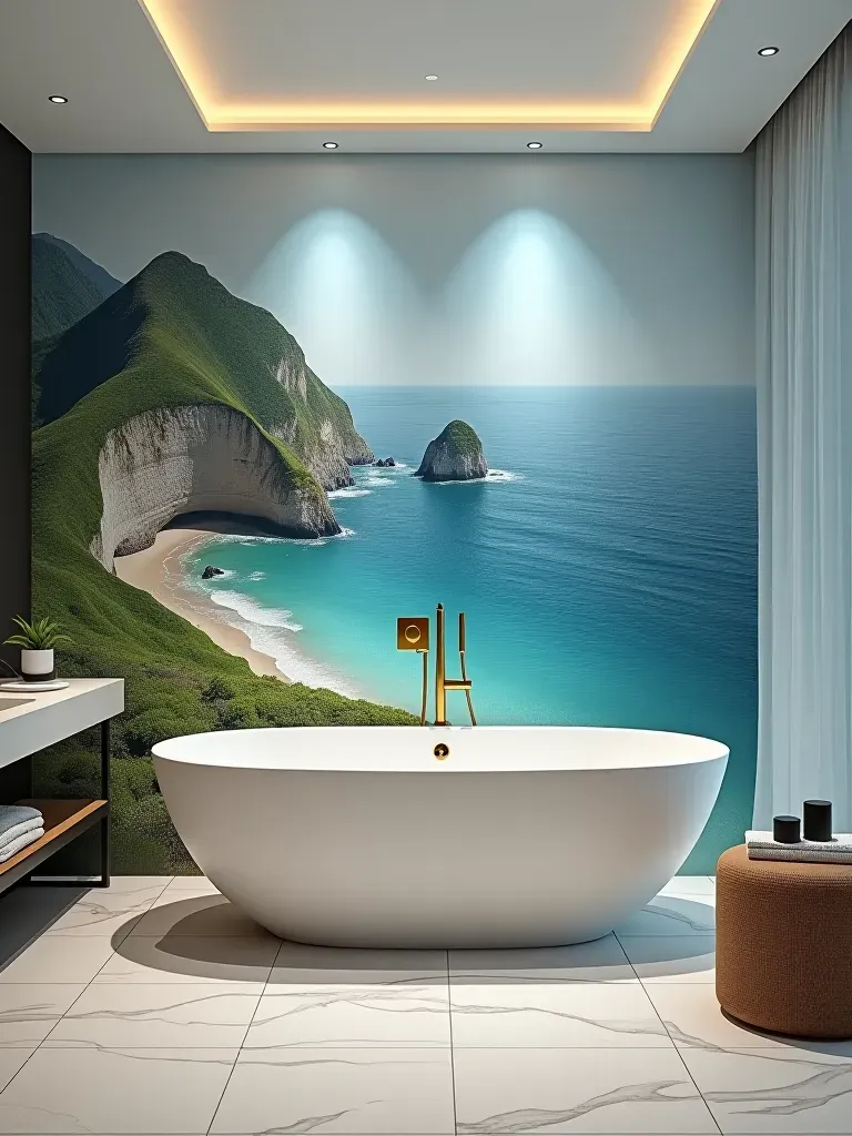 Spa Bathroom Wallpaper: Transform Your Space into a Retreat - Decor Angle