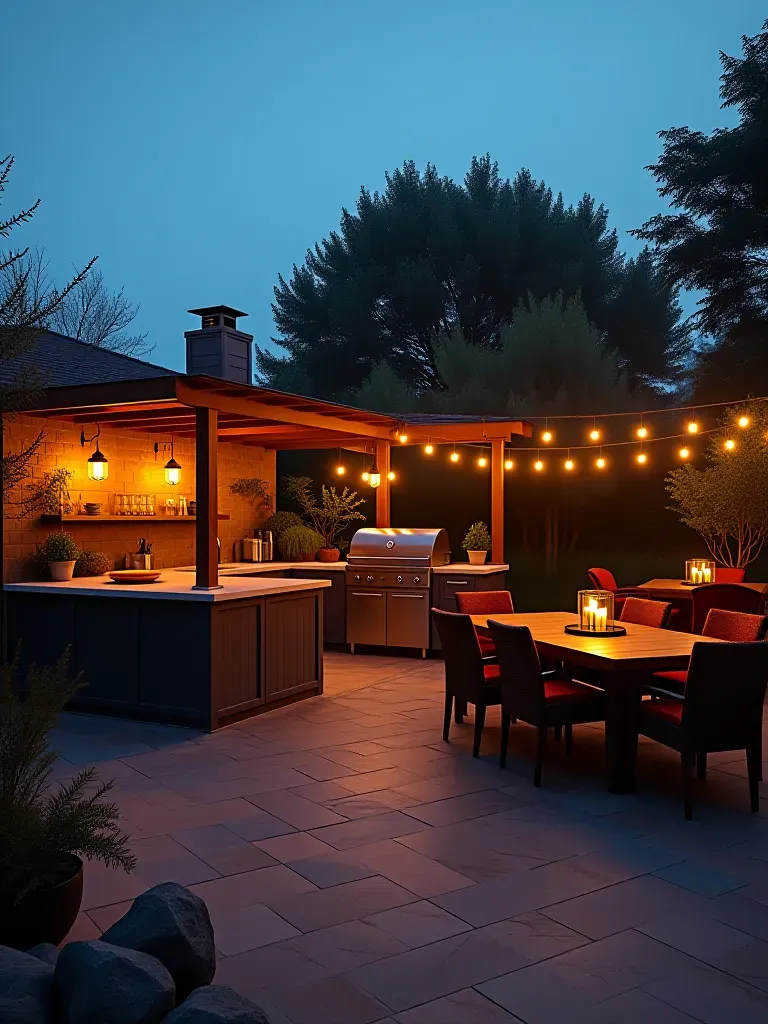 Outdoor Kitchen Lighting Ideas to Set the Mood - Decor Angle