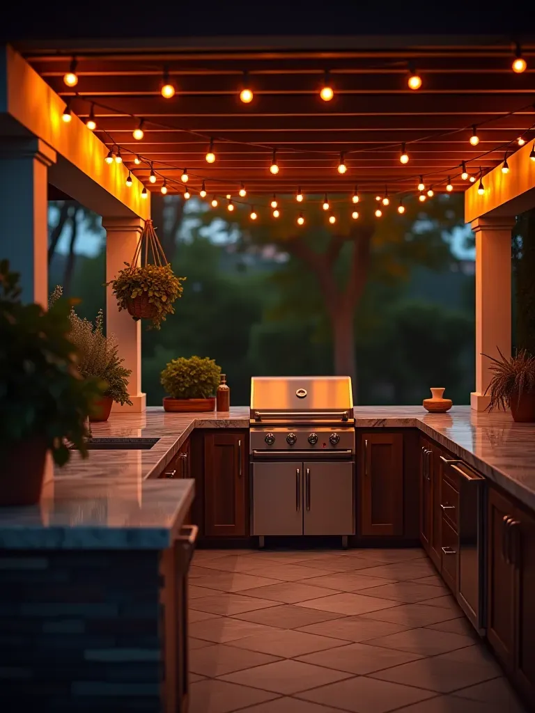 Outdoor Kitchen Lighting Ideas to Set the Mood - Decor Angle
